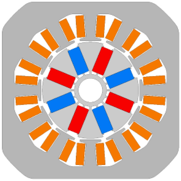 A Study on the Design of an Outer Rotor and Spoke Type PMSM for ...